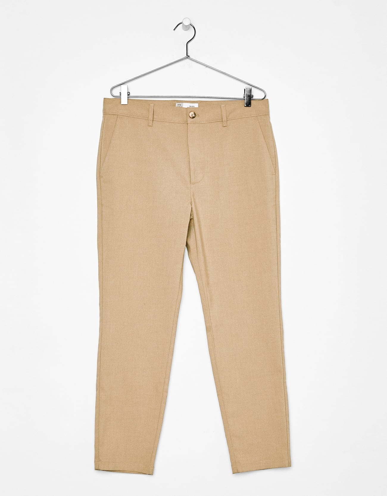 Slim Fit Cropped Pants - The Hanger