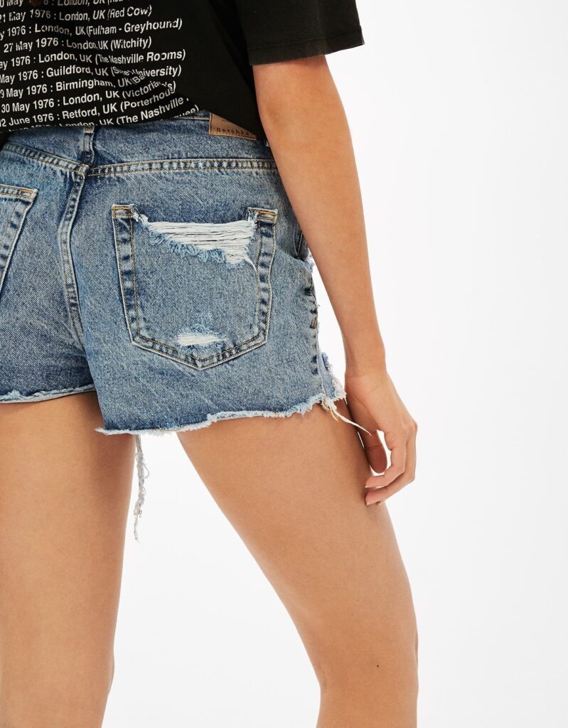 High Waist Denim Shorts - The Hanger