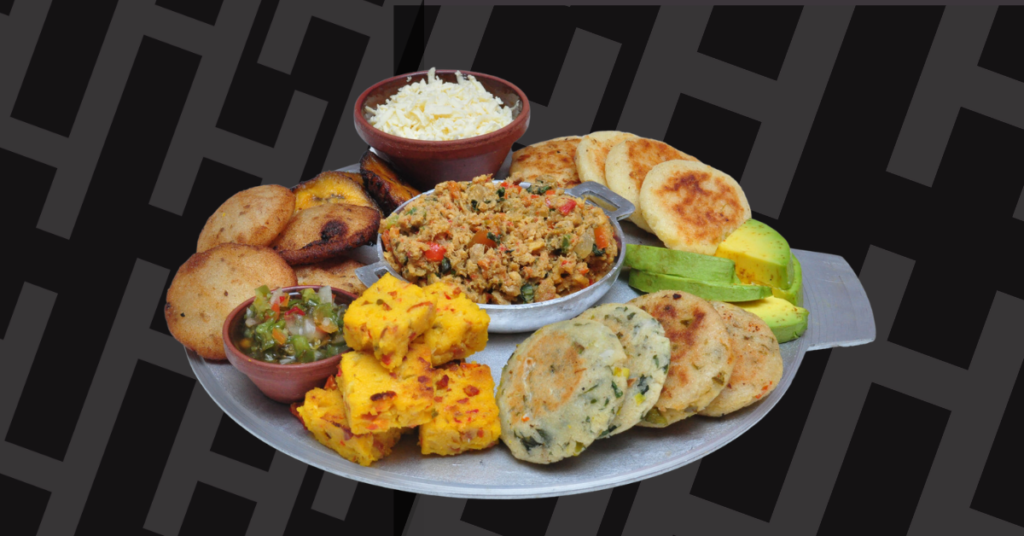 Funche arepa aliñado - Historia de la Arepa